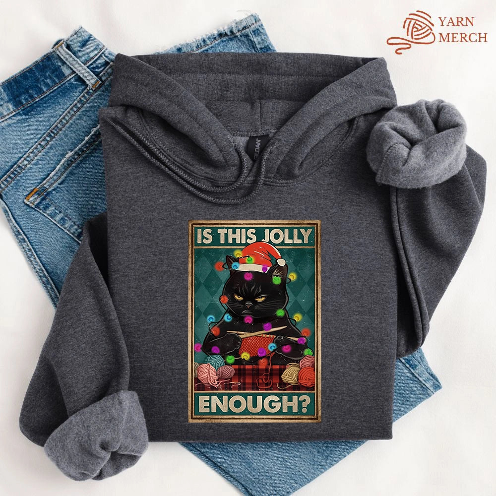 Is This Jolly Enough Hoodie – YarnMerch